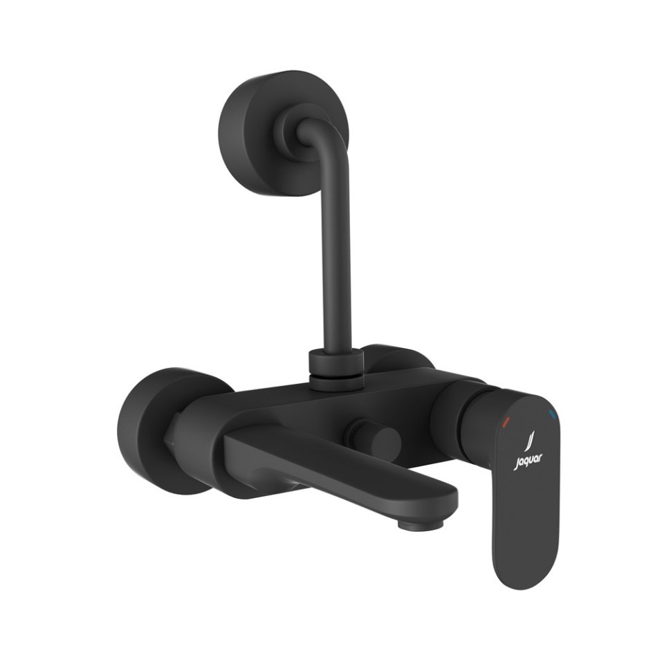 Jaquar Single Lever Wall Mixer - Black Matt - Jaquar Rishabh Sanitations